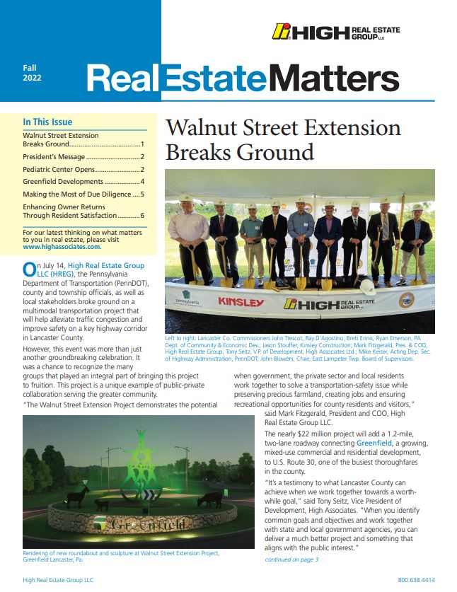 Fall 2022 Real Estate Matters Fall 2022 Real Estate Matters